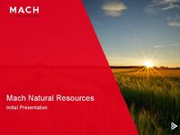 Presentations :: Mach Natural Resources LP (MNR)