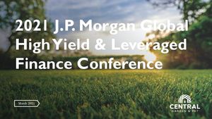 Presentations :: Central Garden & Pet Company (CENTA)