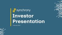 Presentations :: Synchrony Financial (SYF)