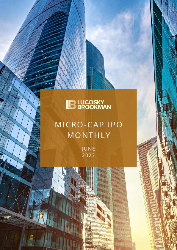 Micro-Cap IPO Report :: Lucosky Brookman LLP