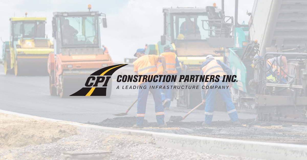 Construction Partners, Inc. Announces Management Transition ...