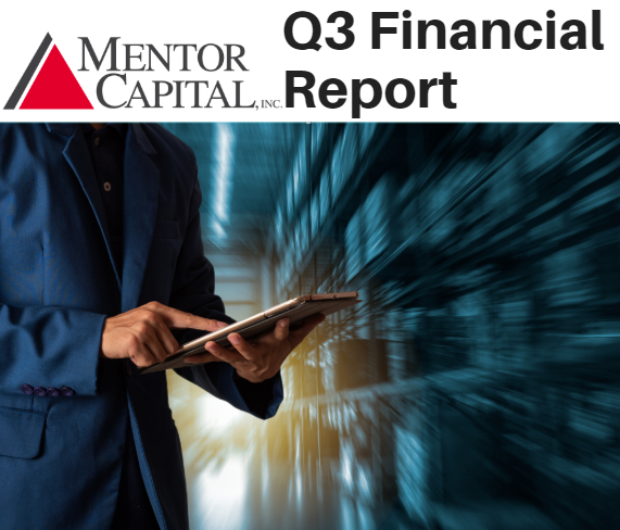 Mentor Capital Reports 3rd Quarter 2019 10-Q :: Mentor Capital, Inc. (MNTR)