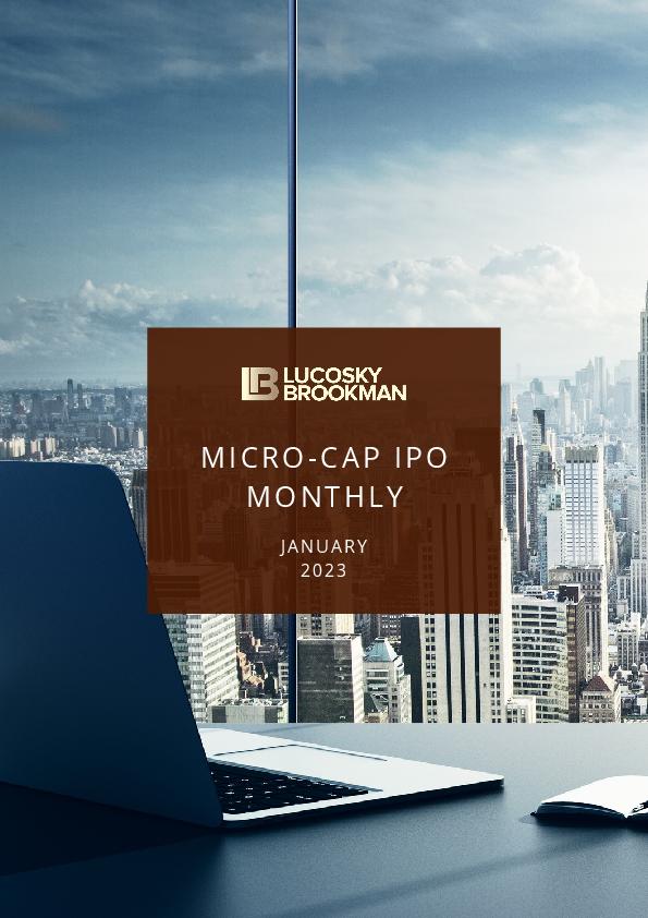 Micro-Cap IPO Report :: Lucosky Brookman LLP