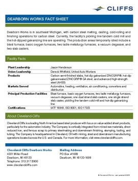 Fact Center :: Cleveland-Cliffs Inc. (CLF)