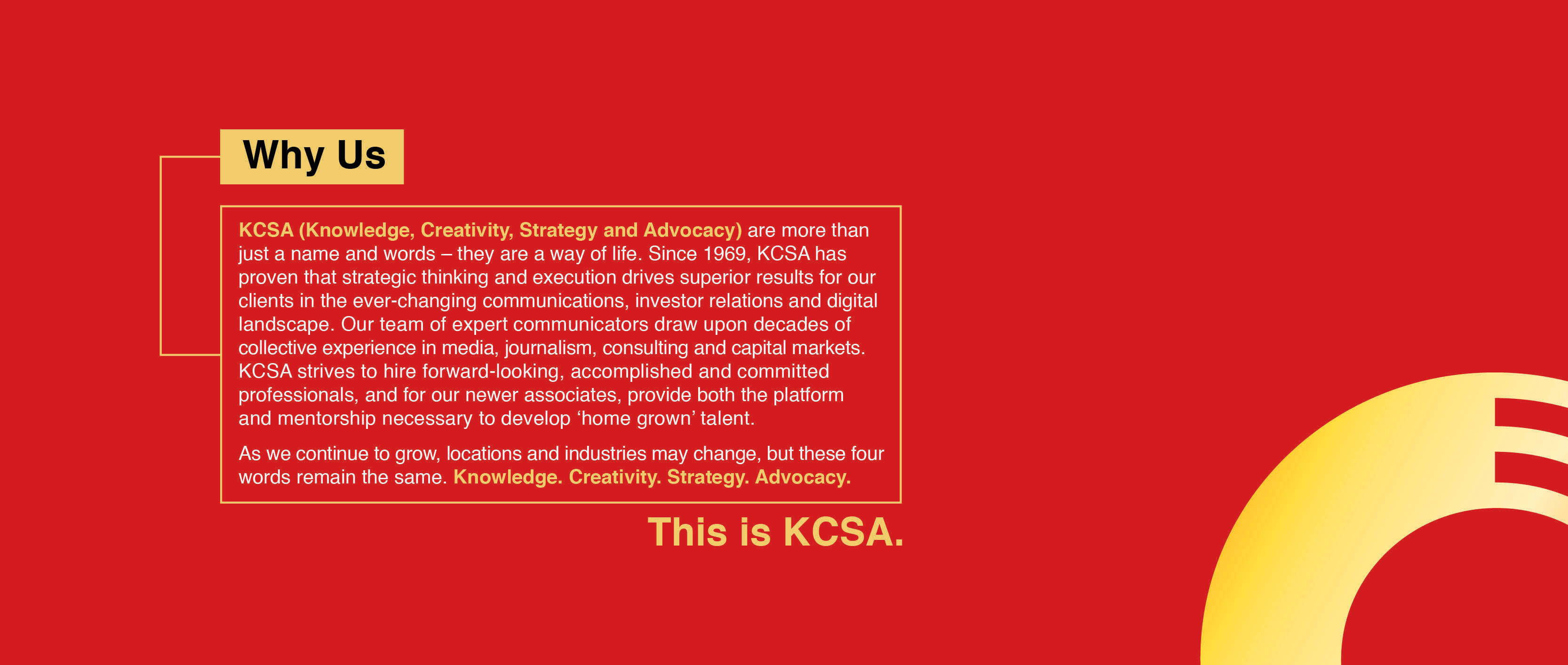 Careers | KCSA